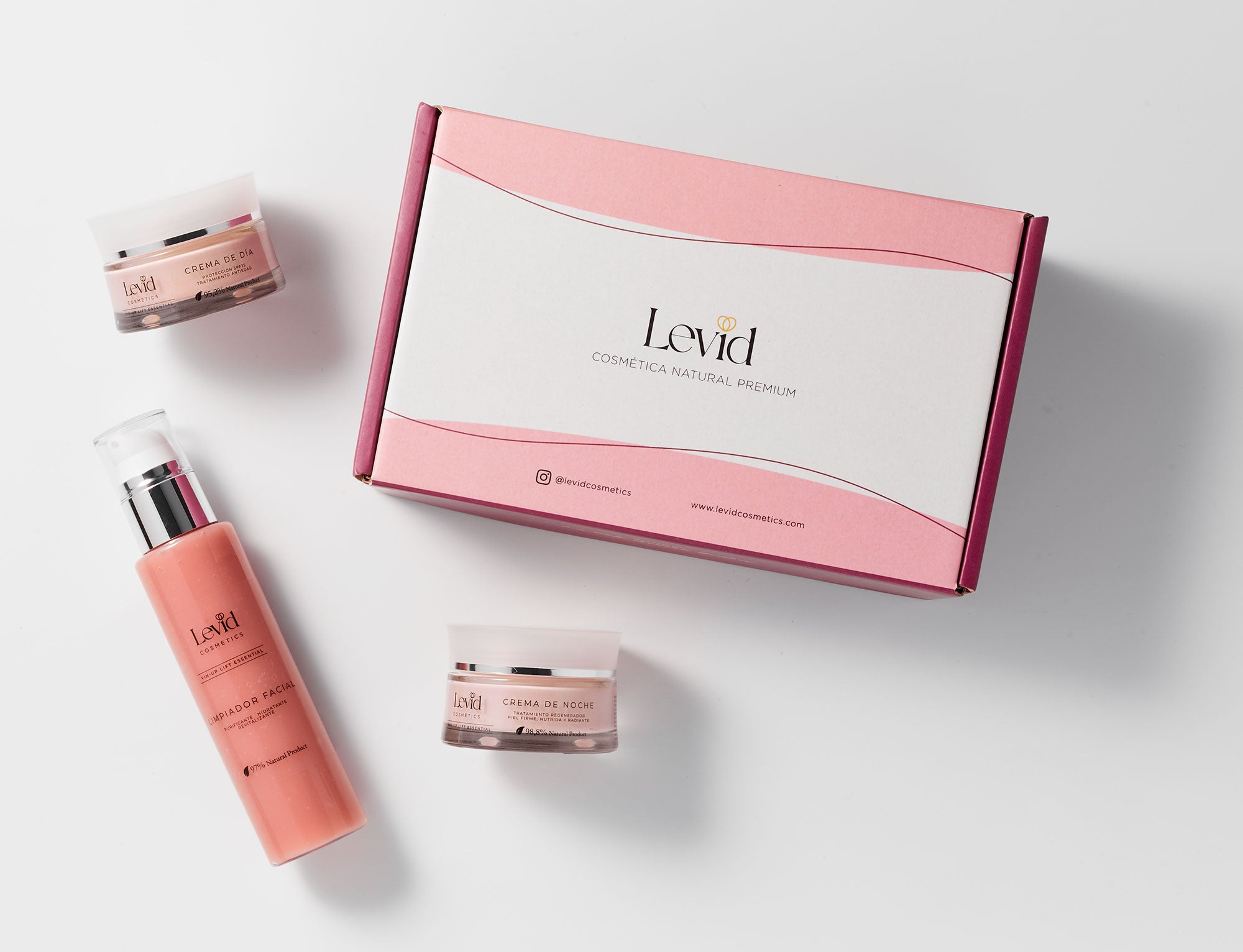 Rutina facial dia y noche esencial | Levid Cosmetics